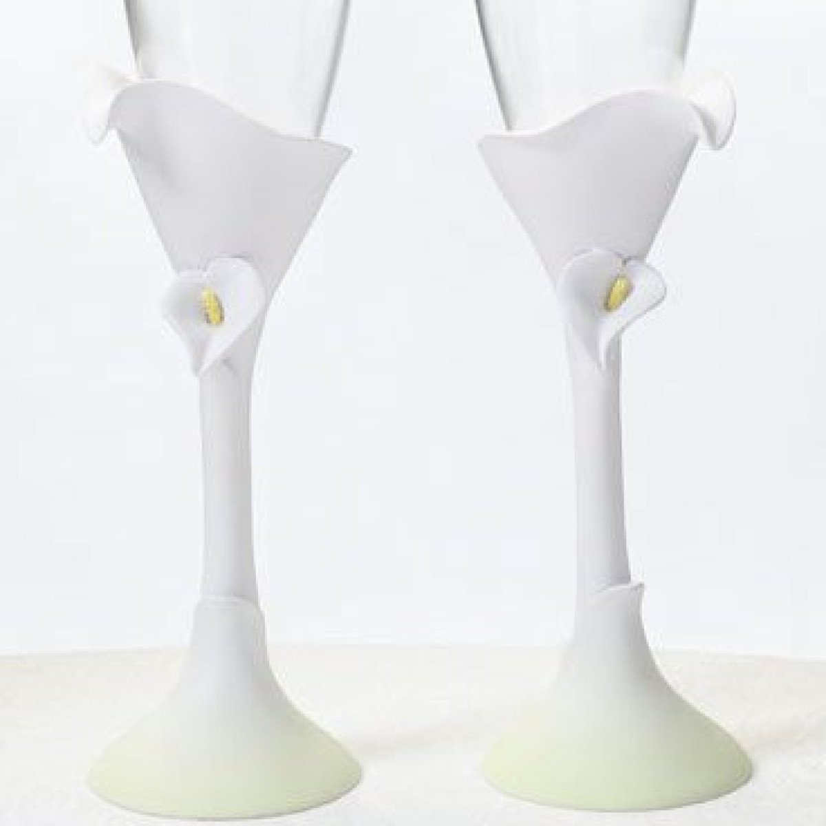 Calla Lily Toasting Glass Set