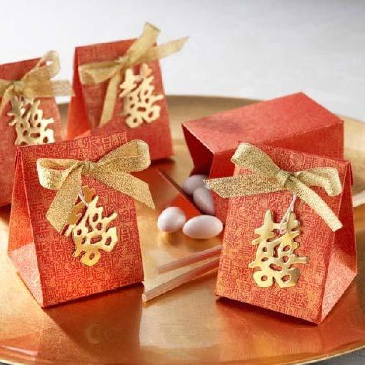 Double Happiness Favor Boxes Singapore