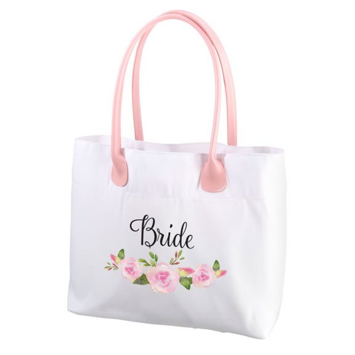 Floral Bride Tote Bag