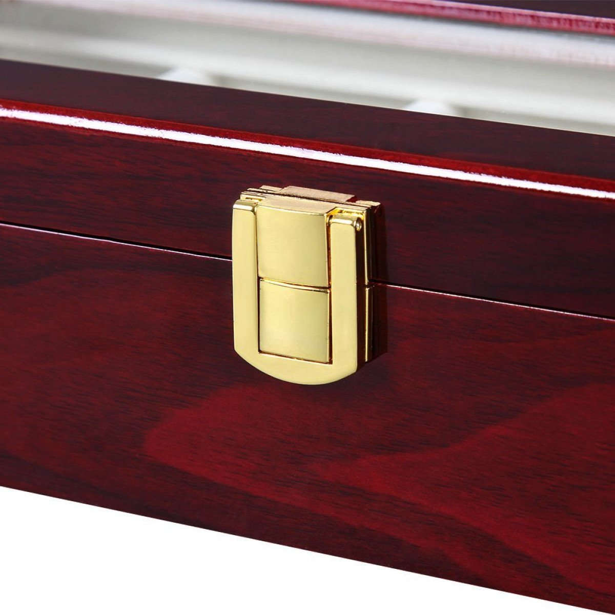 Victorian Mahogany Watch Box - 10 Slots