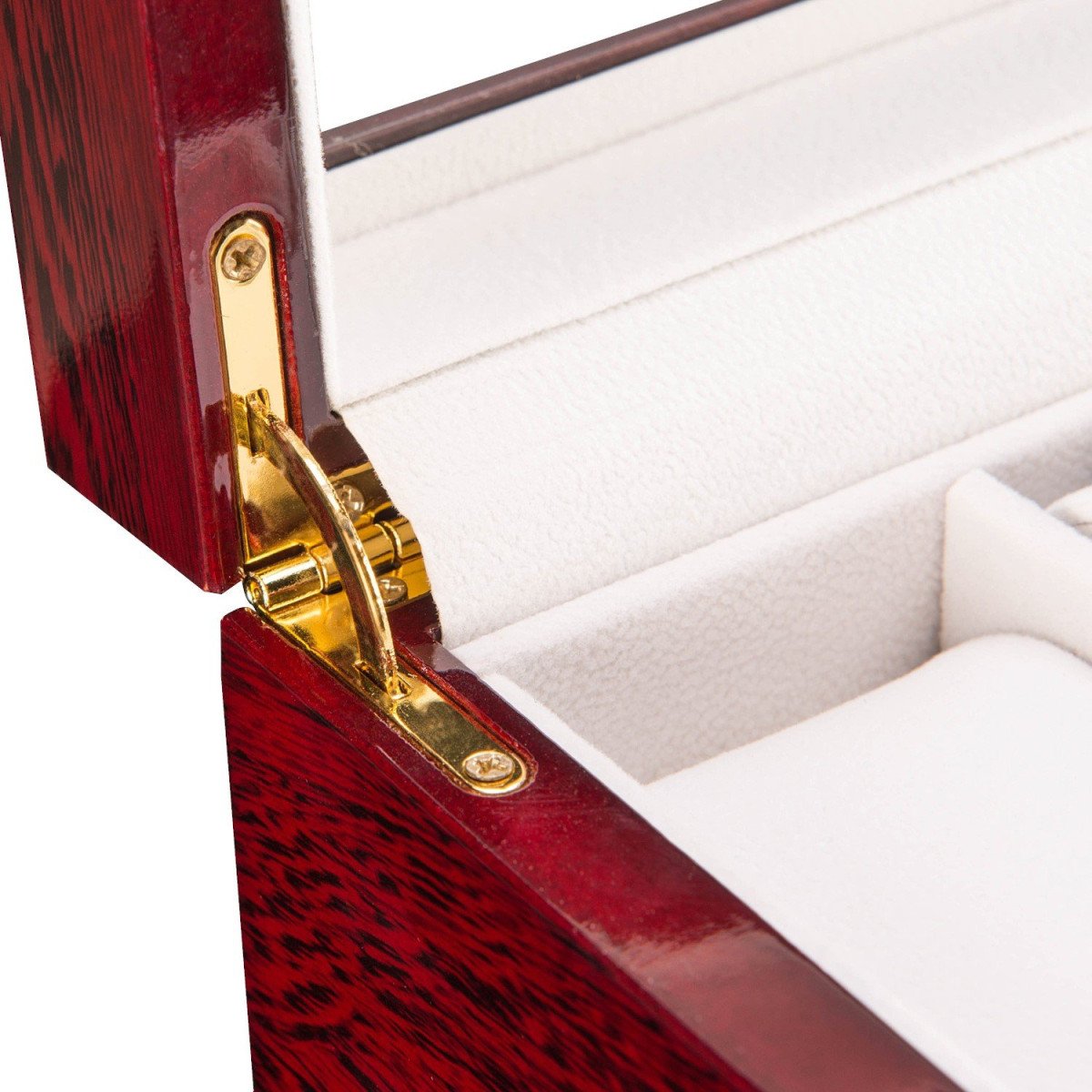 Leaf Monogram Mahogany Watch Box - 10 Slots