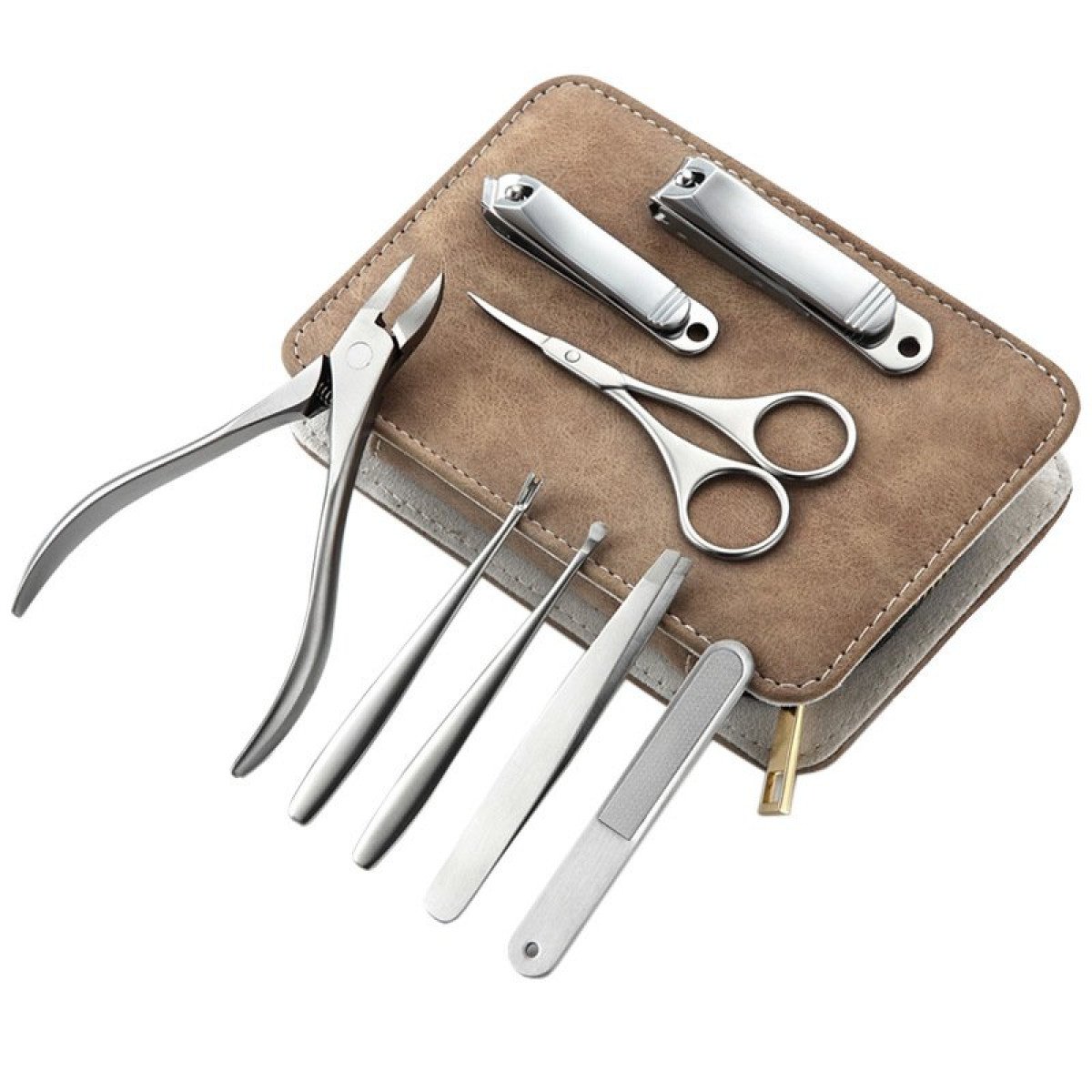 Manicure Set in Leather