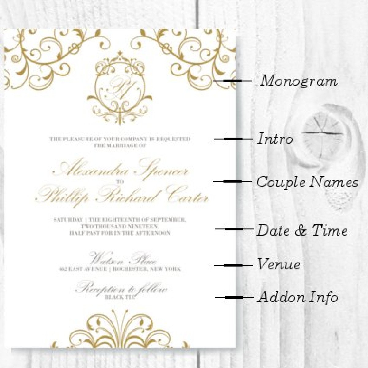 Royal Theme Invite