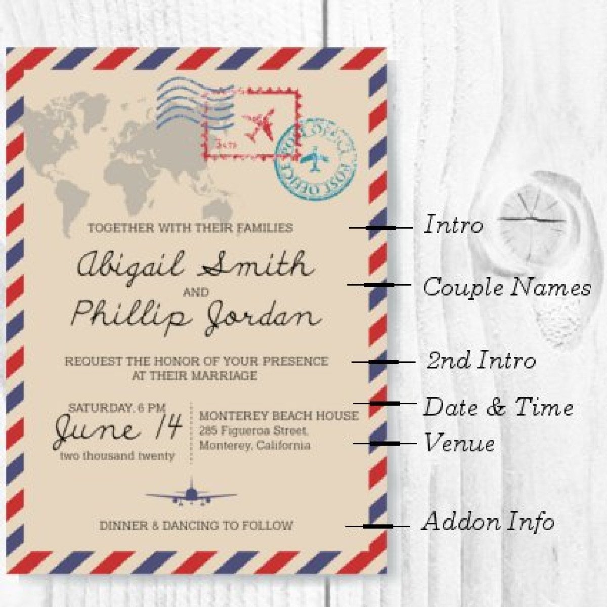 Travel Theme Invite