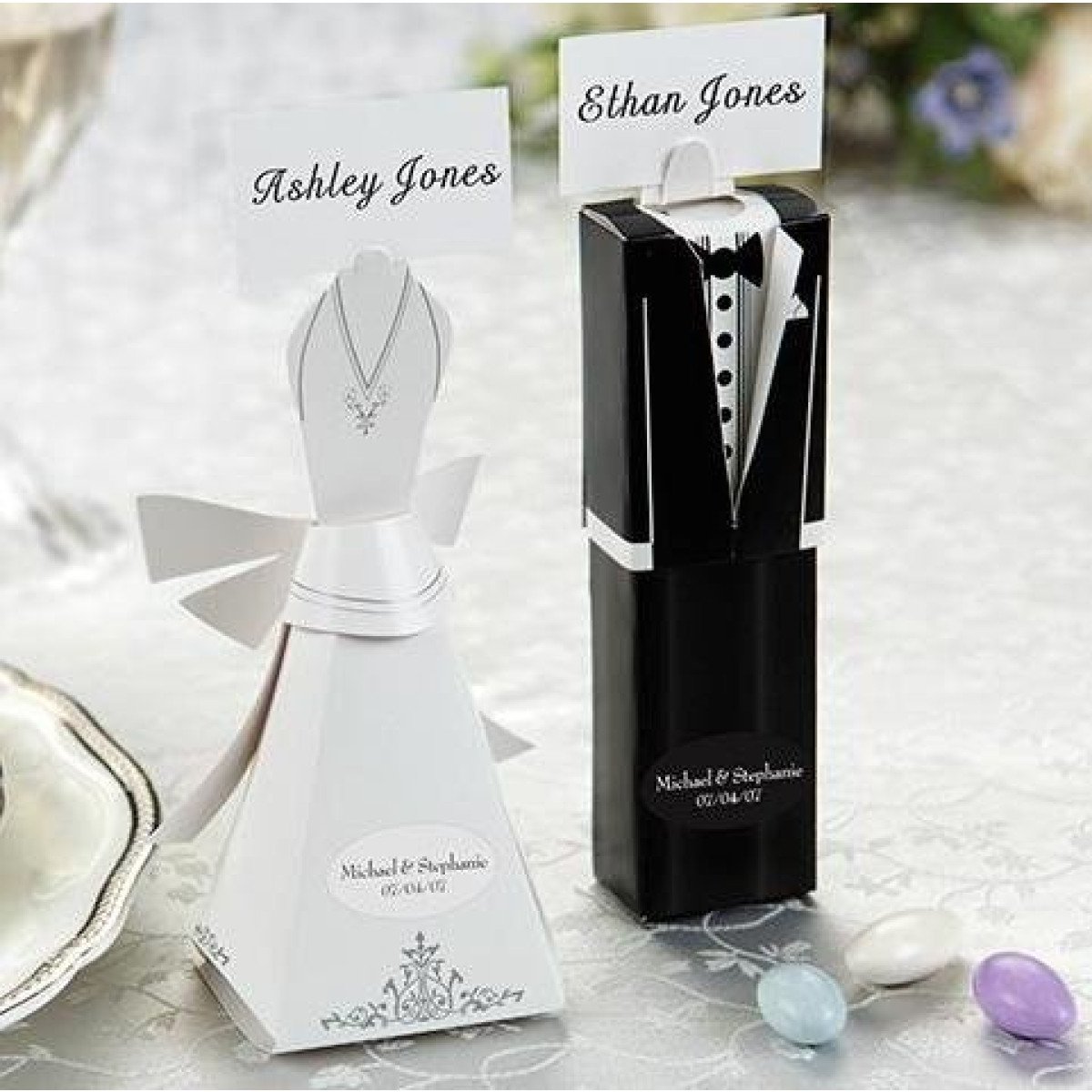 Formal Gown & Tux Favor Boxes