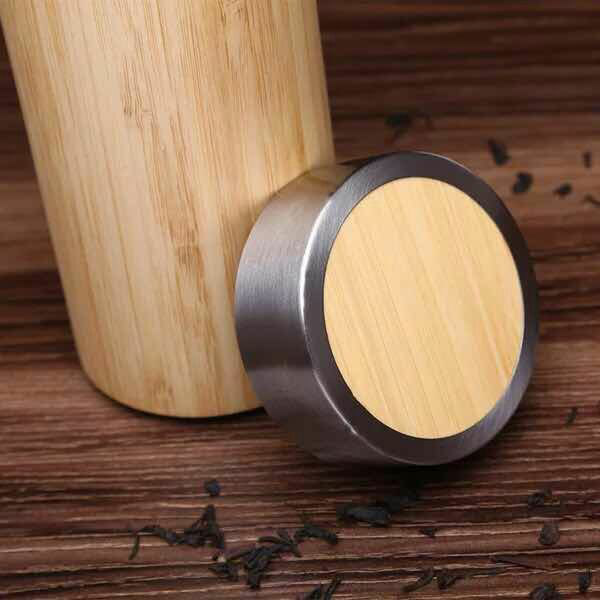 Adventure Wooden Flask