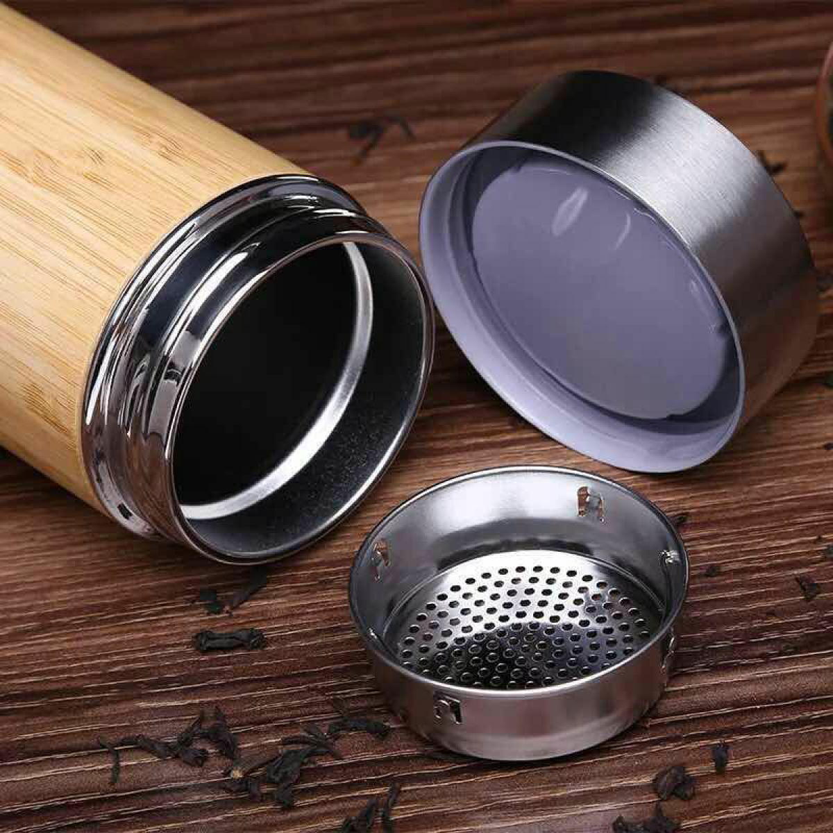 Adventure Wooden Flask