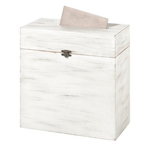 Rustic Wooden Card Box